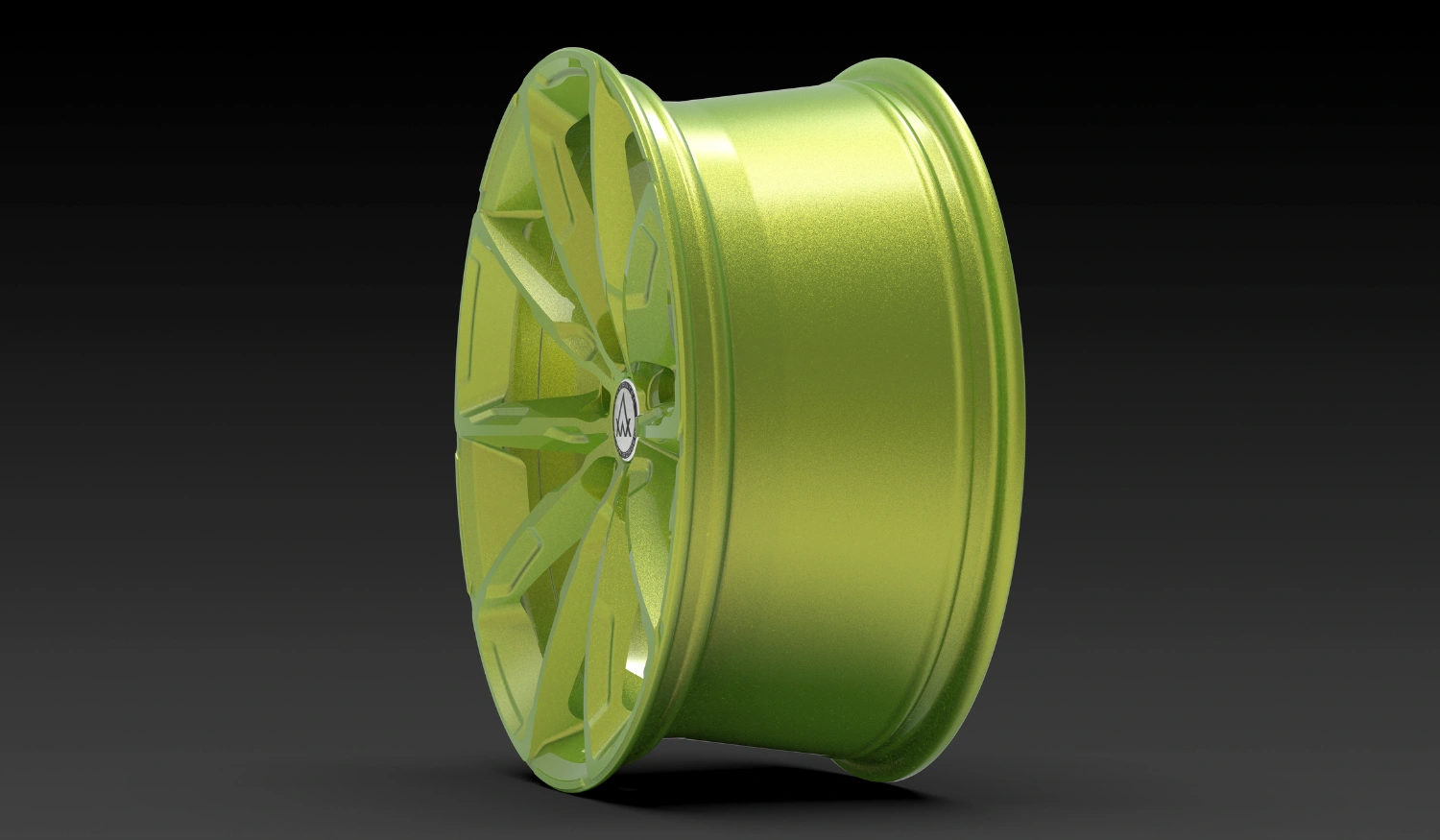 Katana PX Series FP Clear Electric Lime - Advantec Wheels